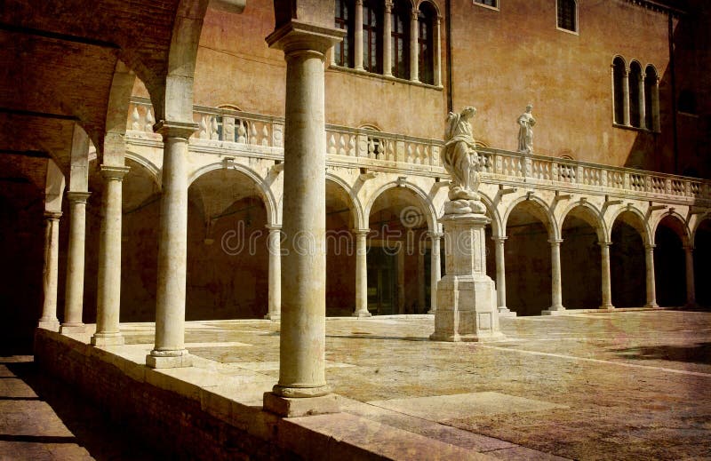 Postcard from Italy (series) Stock Photo - Image of venedig, columns ...