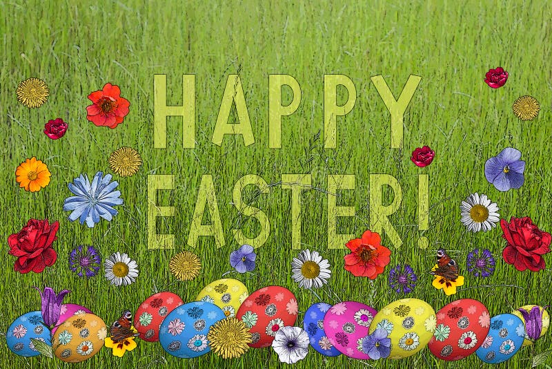 Postcard to Holy Easter stock illustration. Illustration of card - 88204692