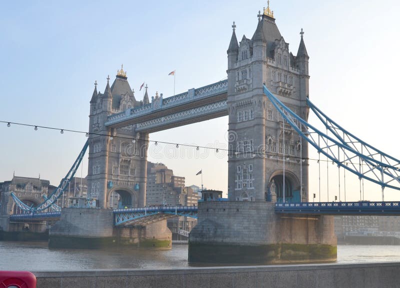 Postcard to Tower Bridge stock image. Image of composition - 86533177