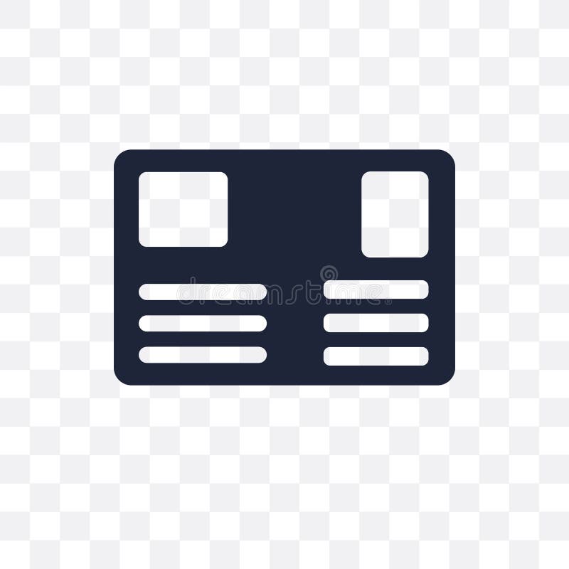 Postcard Transparent Icon. Postcard Symbol Design from Communication ...