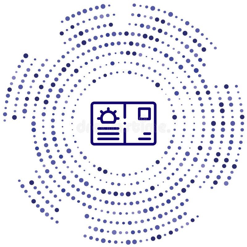 Postcard Vector Icon. Postcard Editable Stroke. Postcard Linear Symbol ...