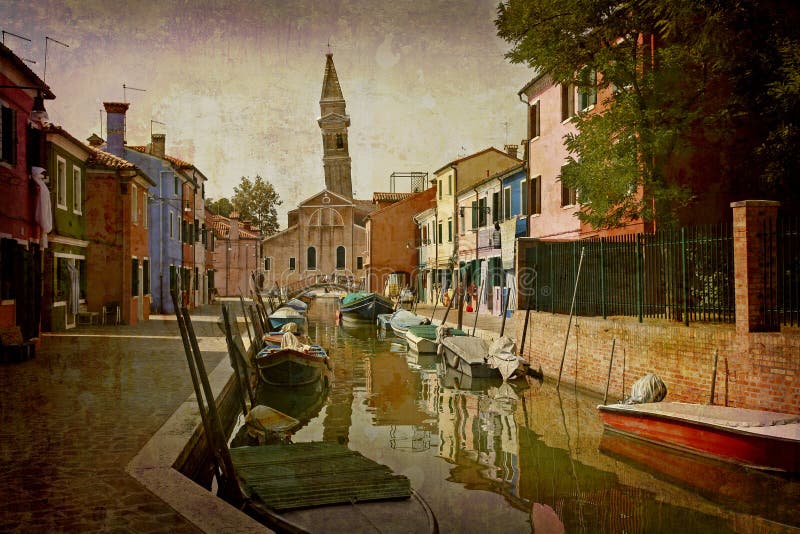 Postcards from Italy (series) Stock Image - Image of street, tradition ...