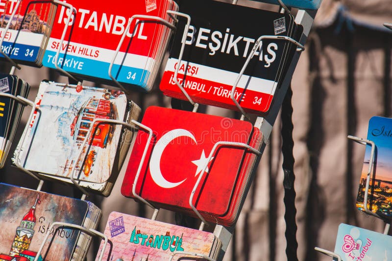 Postcards Turkey editorial photography. Image of retro - 189606362