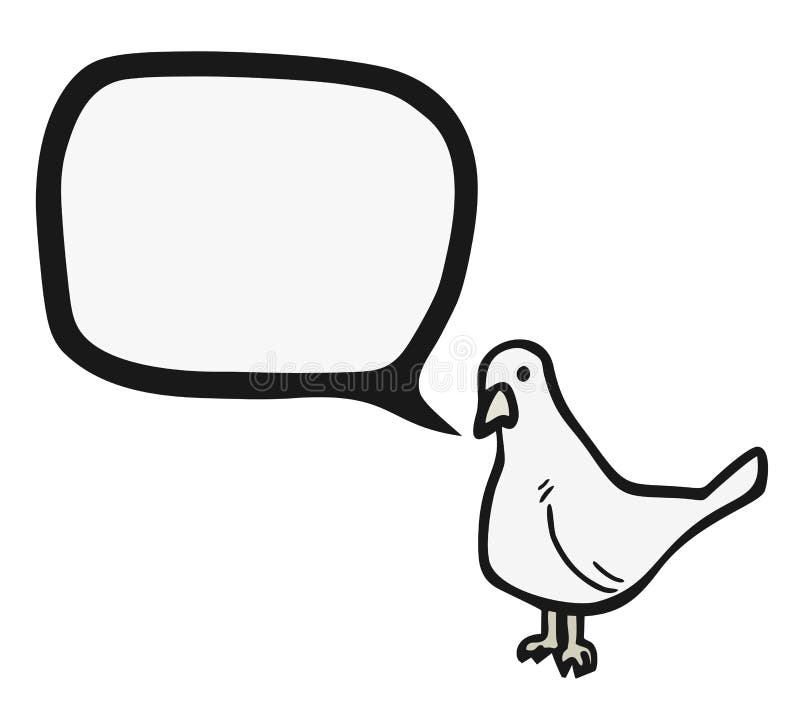 Postduif vector illustratie. Illustration of tekening - 26746860