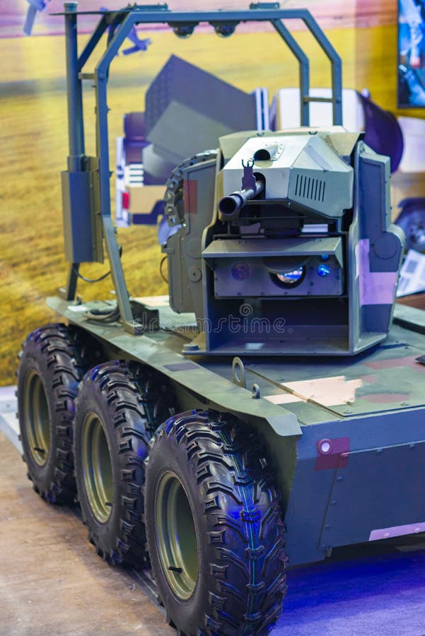 Poste D'arme Robotique Mobile D'intelligence Artificielle Image stock ...