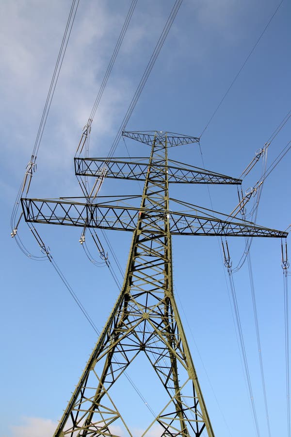 Poste de la electricidad imagen de archivo. Imagen de actual - 7732335