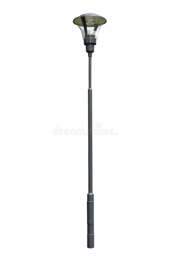 Poste De Rua Isolado Sobre Branco Foto de Stock - Imagem de lanterna ...