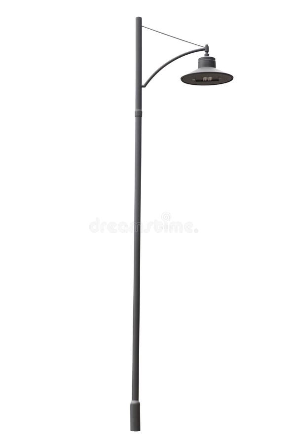 Poste De Luz Da Rua, Isolado Foto de Stock - Imagem de revérbero ...