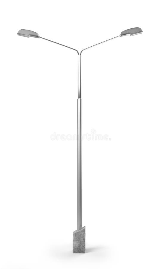 Poste de luz da rua ilustração do vetor. Ilustração de elétrico - 32289728