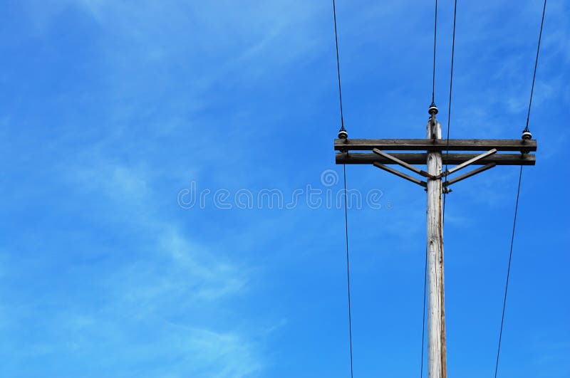 Poste de teléfono imagen de archivo. Imagen de comunicaciones - 13933899