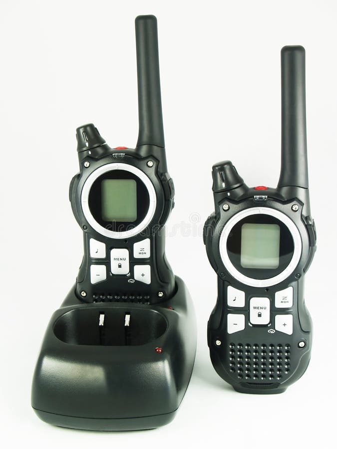 Poste radio portatif photo stock. Image du bandwidth - 35204814
