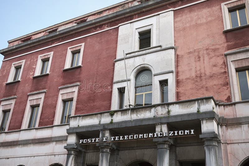 Poste and Telegrafi Building Editorial Stock Photo - Image of italiane ...