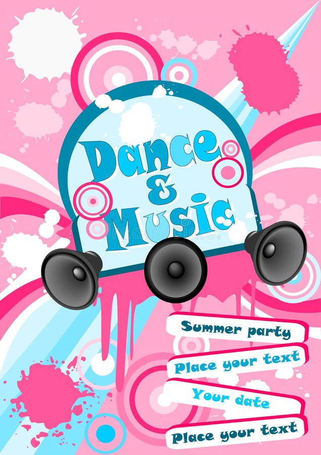 Poster stock vector. Illustration of illustrations, wallpaper - 25604784