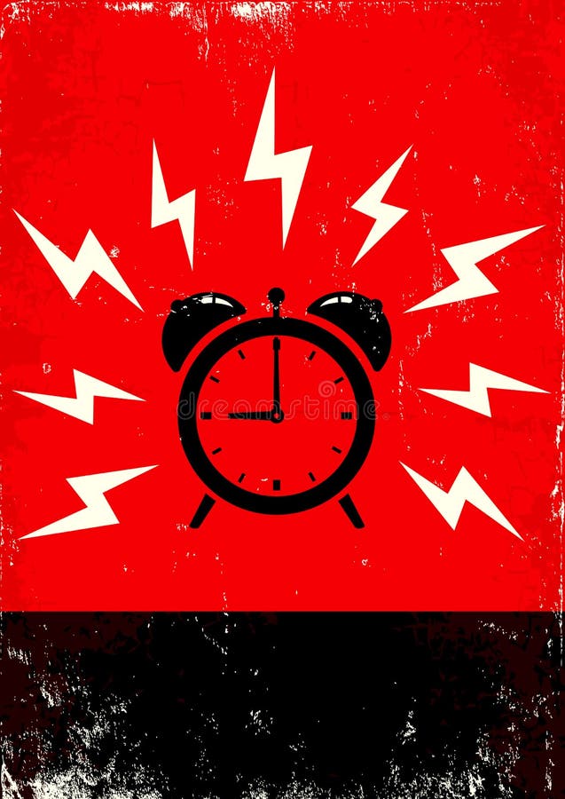 Poster of alarm clock stock vector. Illustration of instrument - 40630047