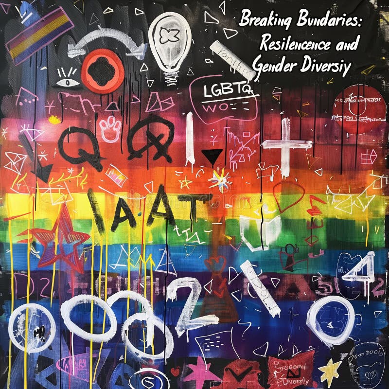 Poster Art for a Propaganda Graphic Poster for a LGBT Pride March Stock ...