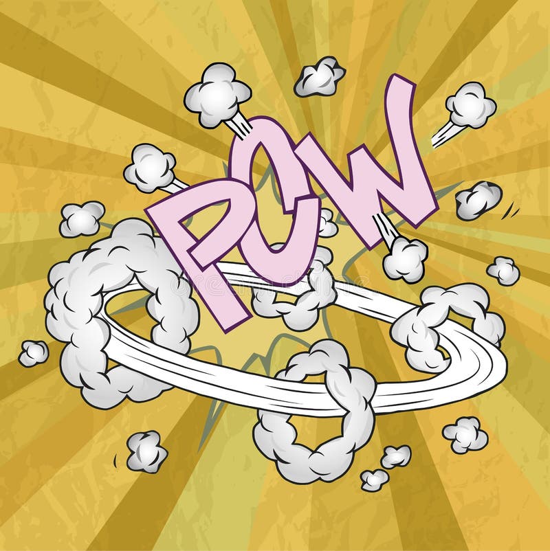 Poster with Boom Comic Strip Stock Illustration - Illustration of boom ...