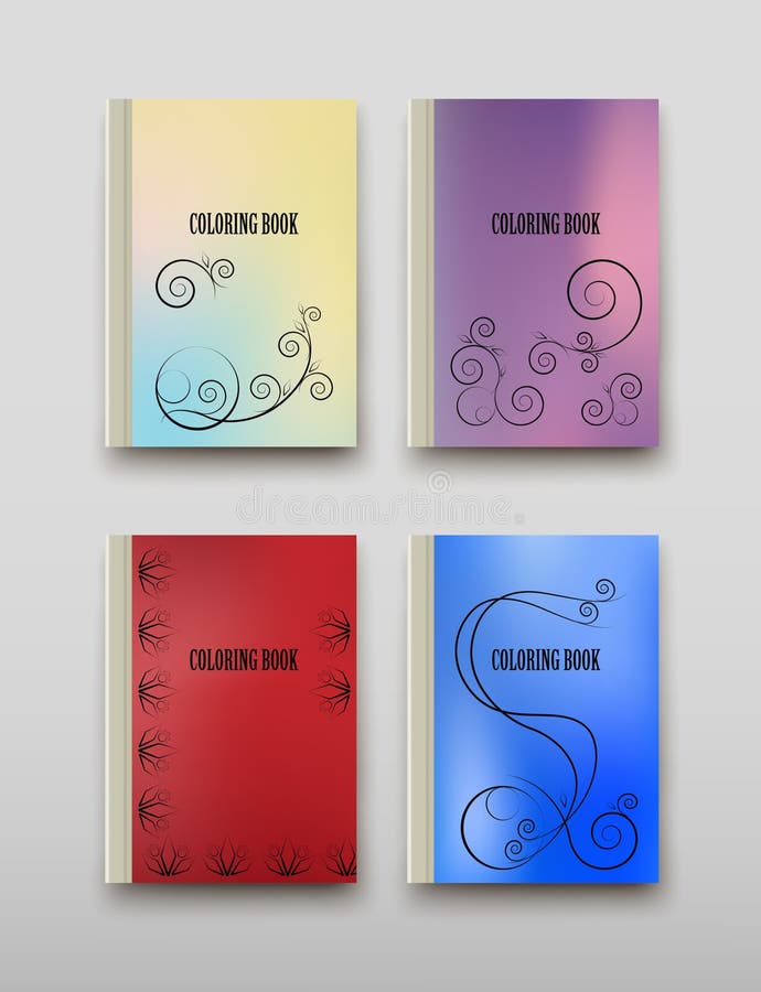 Leaflet Cover Presentation Abstract Geometric Background, Layout in A4 ...