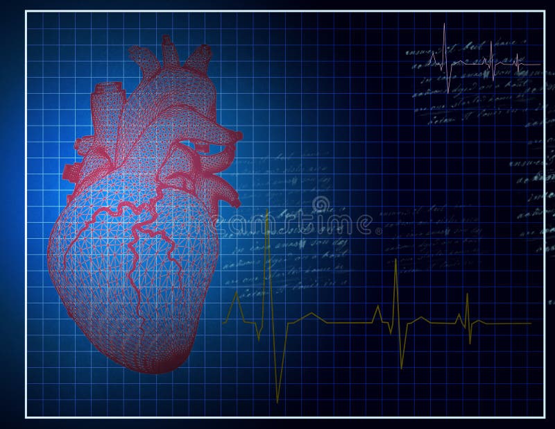 Poster for cardiologist stock illustration. Illustration of paper ...