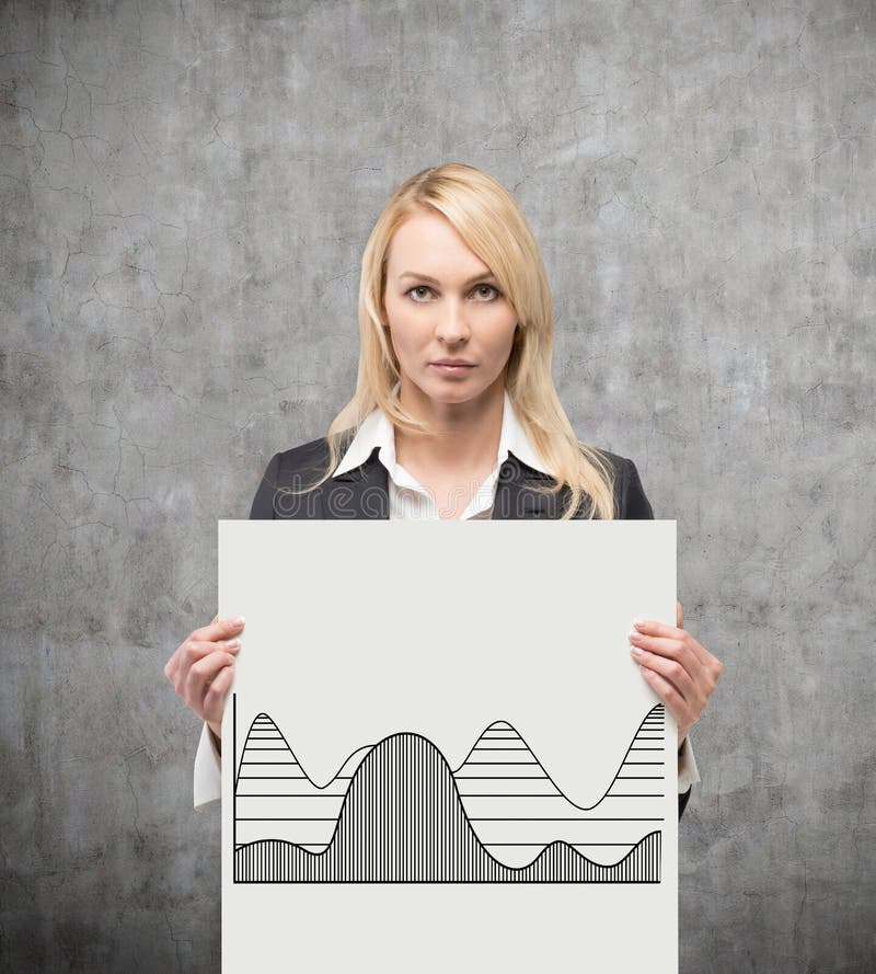 Poster with Chart of Growth Stock Image - Image of concept, innovation ...