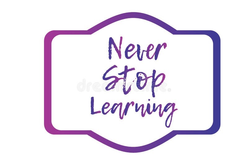 Background Learning Never Stop White Stock Illustrations – 89 ...