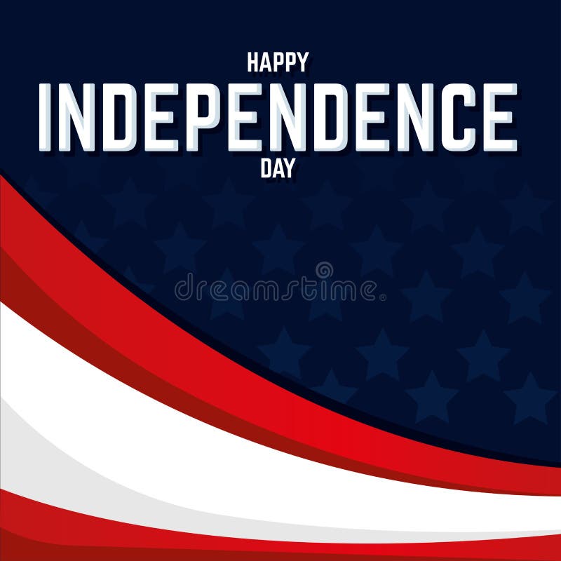 Poster Colors Usa Independence Vector Illustration Stock Vector ...