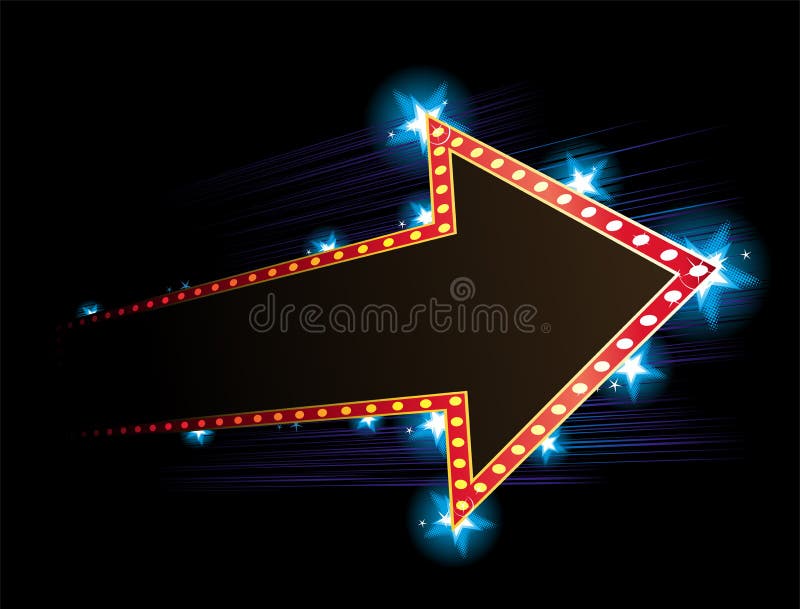 Poster com seta ilustração do vetor. Ilustração de expresse - 21627885