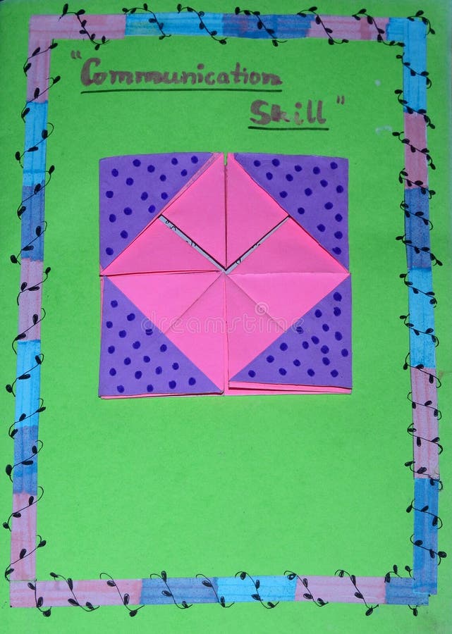 Poster of Communication Skills with Hand Made Design Stock Image ...