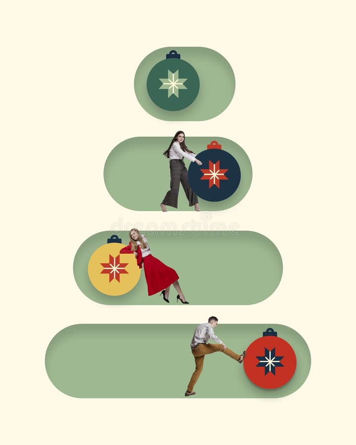 Poster. Contemporary Art Collage Stock Photo - Image of career ...