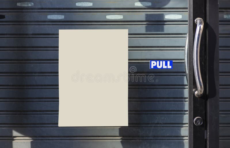 Poster Copyspace Inside a Restaurant, Store, Office Stock Photo - Image ...