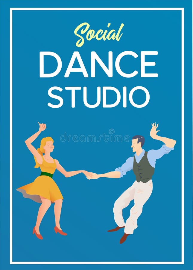 Swing Dance. Poster For Dance Festival. Flyer Or Element Of Advertizing ...