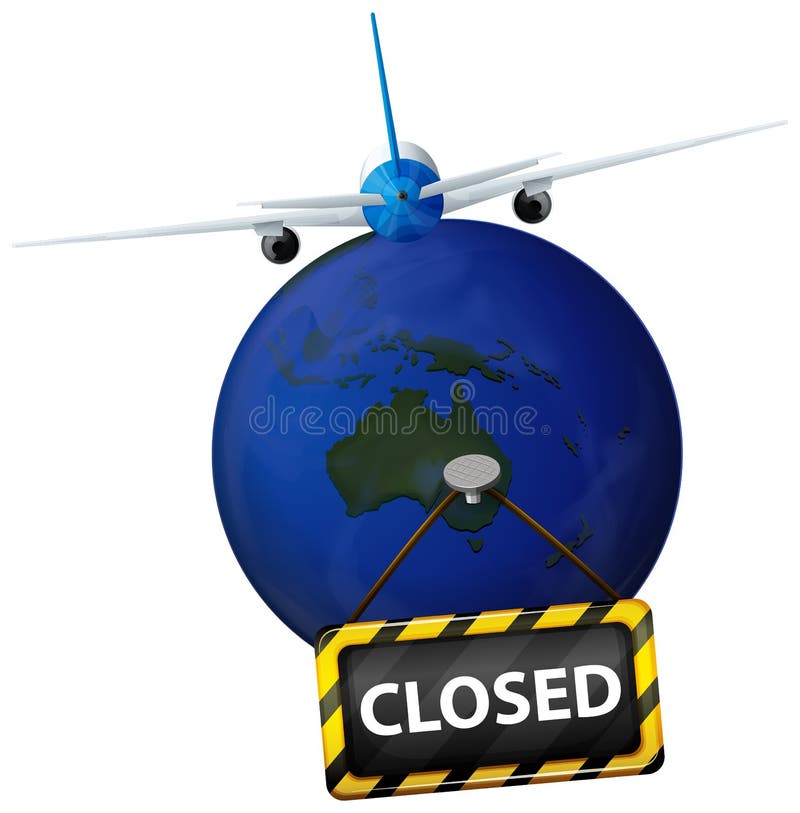 Poster Design for Coronavirus Theme with Earth Shutting Down Stock ...