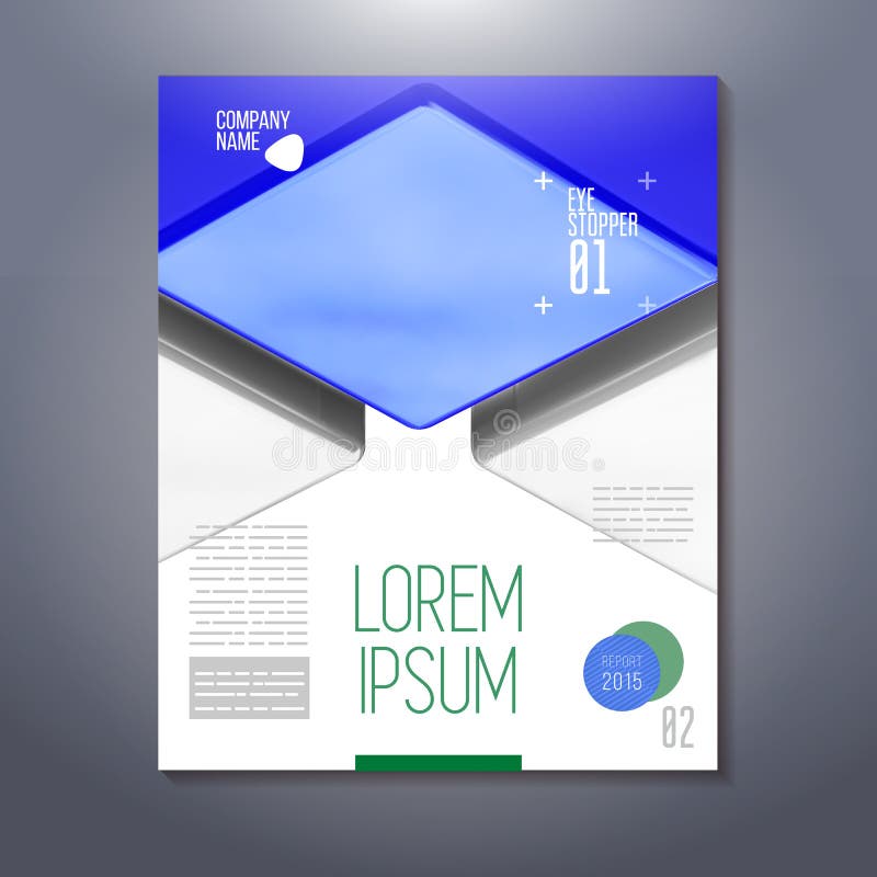 Poster design with cubes stock vector. Illustration of poster - 56691436