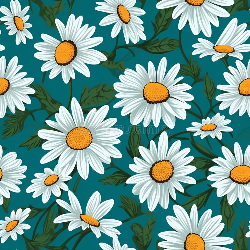 Poster Design Daisy Art for Creative Expression Stock Illustration ...