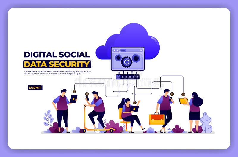 Digital Community. Smart Community. Digital Network in Society Concept ...