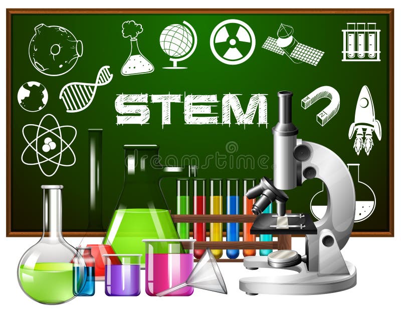 STEM - Science, Technology, Engineering, Mathematics Stock Vector ...