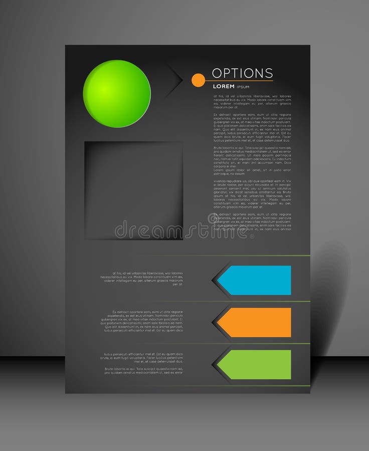 Blank Poster As Copy Space Template for Your Design Stock Image - Image ...