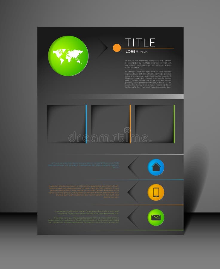 Blank Poster As Copy Space Template for Your Design Stock Image - Image ...