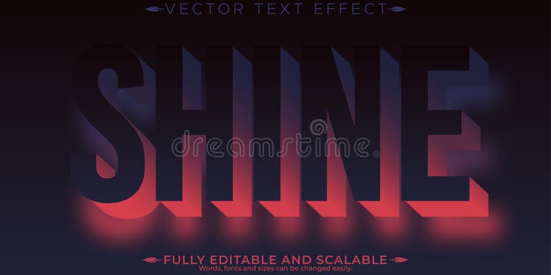 Poster Design Text Effect, Editable Modern and Creative Text Style ...