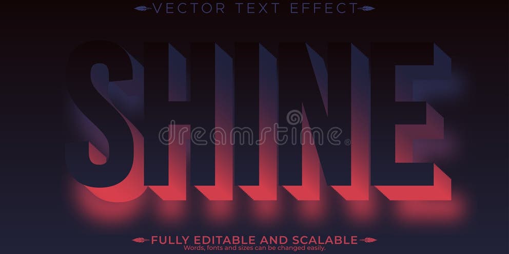 Poster Design Text Effect, Editable Modern and Creative Text Style ...