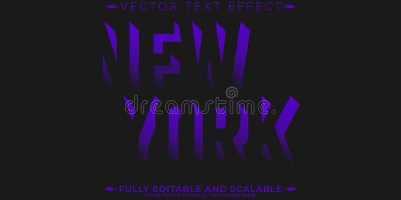 Poster Design Text Effect, Editable Modern and Creative Text Style ...