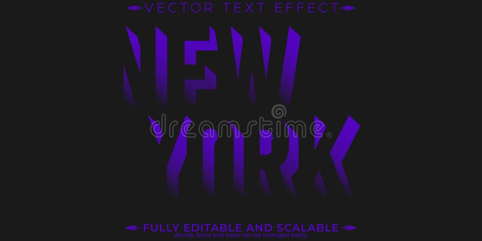 Poster Design Text Effect, Editable Modern and Creative Text Style ...