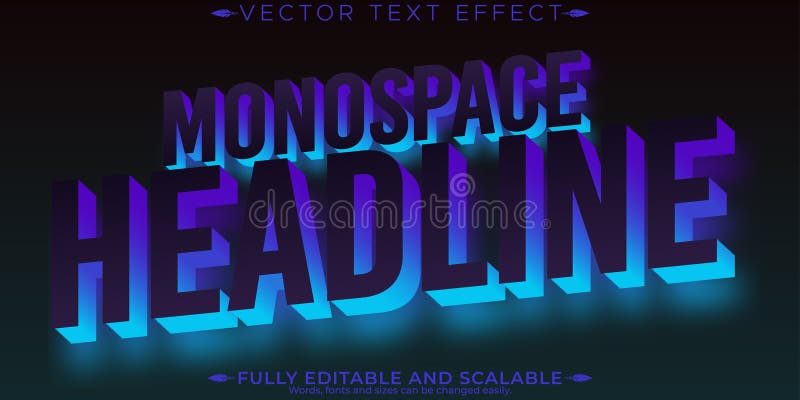 Poster Design Text Effect, Editable Modern and Creative Text Style ...