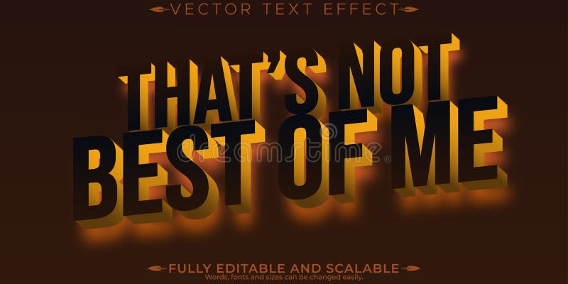 Poster Design Text Effect, Editable Modern and Creative Text Style ...