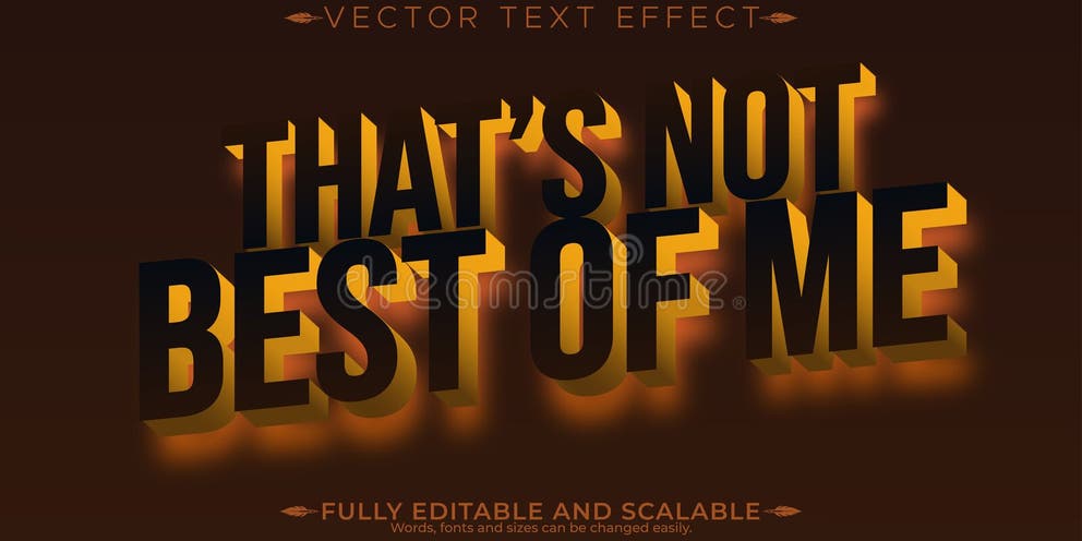 Poster Design Text Effect, Editable Modern and Creative Text Style ...