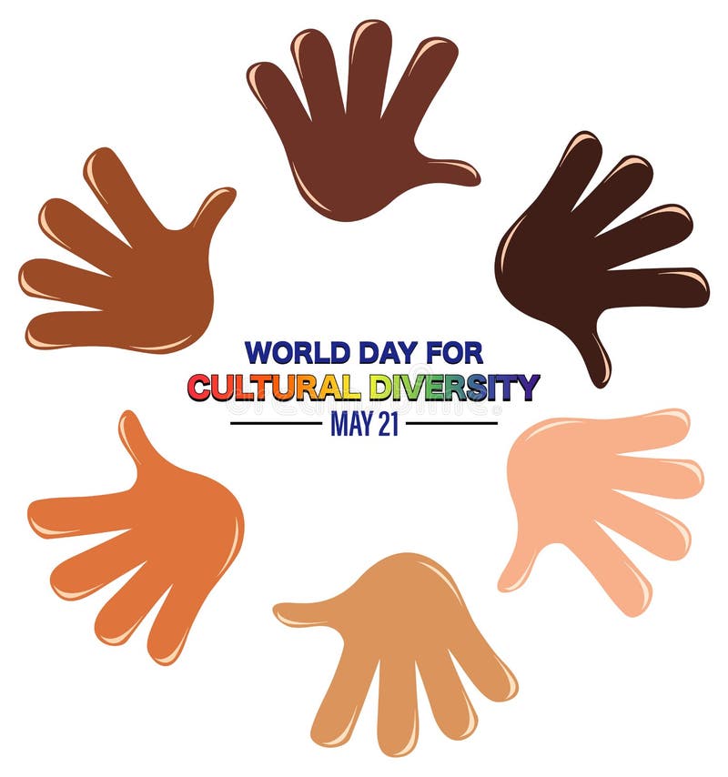 Poster Design for World Day Cultural Diversity Stock Vector ...
