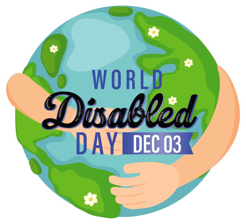 Poster Design for World Disabled Day Stock Vector - Illustration of ...