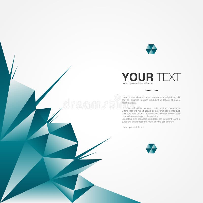 Poster Design with Your Text, Minimal Abstract Background Stock Vector ...