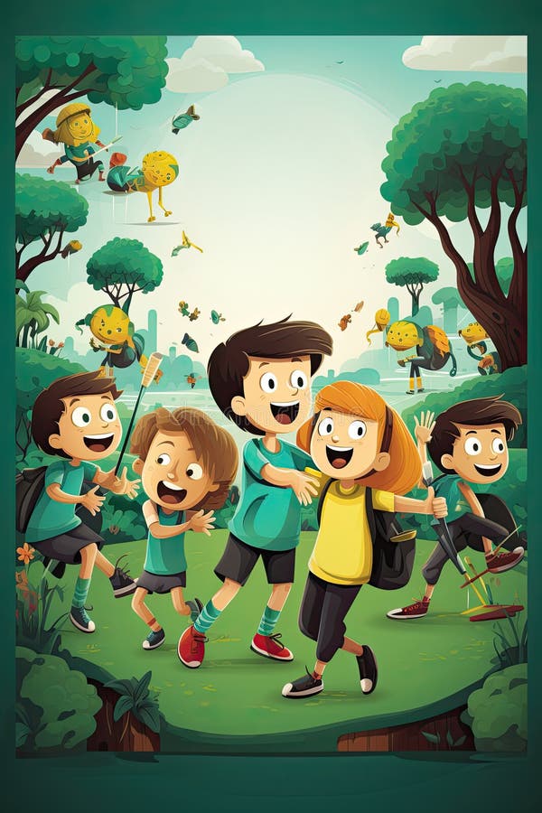 The Poster Designed for the Children S School. Back To School, Kids ...