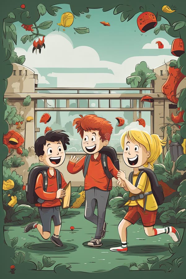 The Poster Designed for the Children S School. Back To School, Kids ...