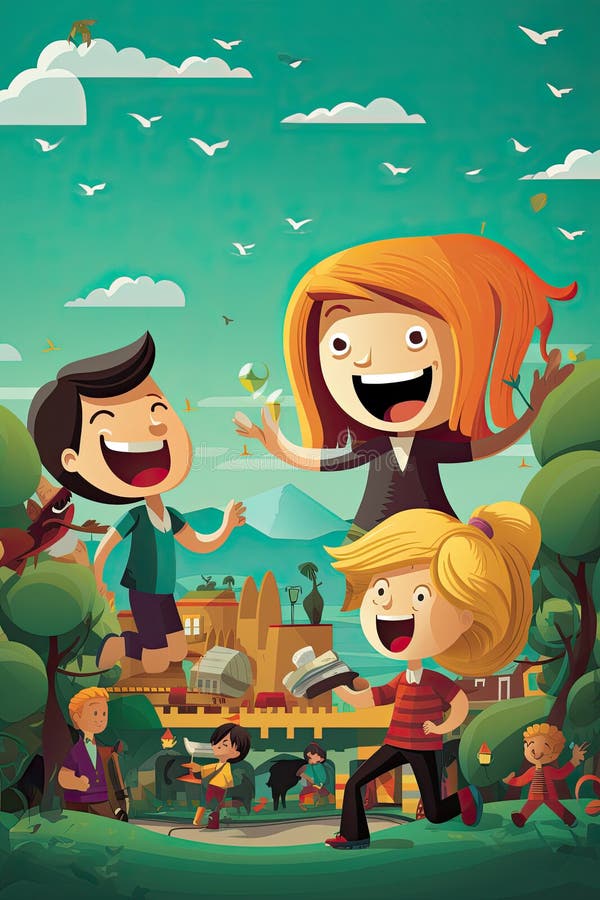 The Poster Designed for the Children S School. Back To School, Kids ...